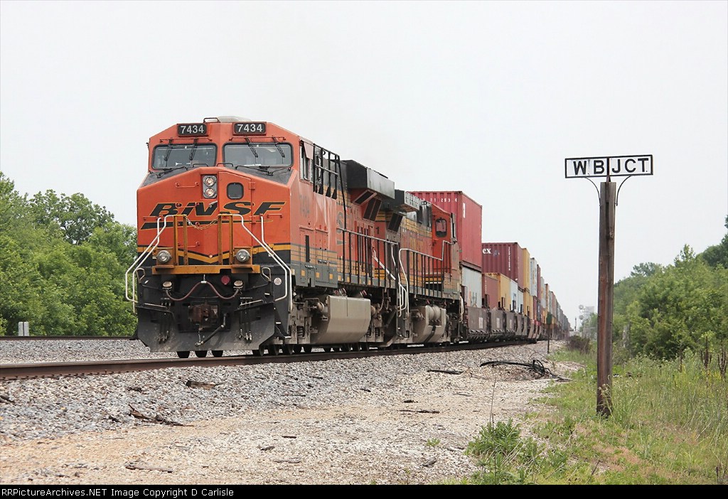 12,000 ft Stacker clearing WB Jct.